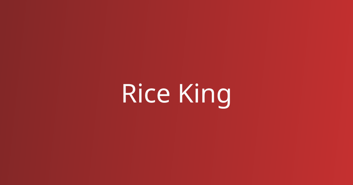Best Chinese in Toledo, OH | Rice King | Menu